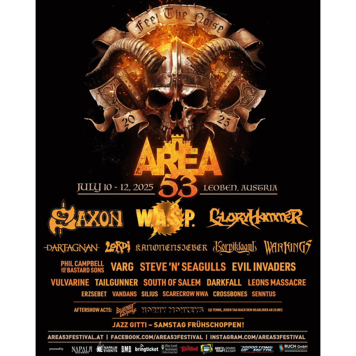 AREA 53 FESTIVAL 2025: Termin, Tickets und Bands - mit MORITURI und ...