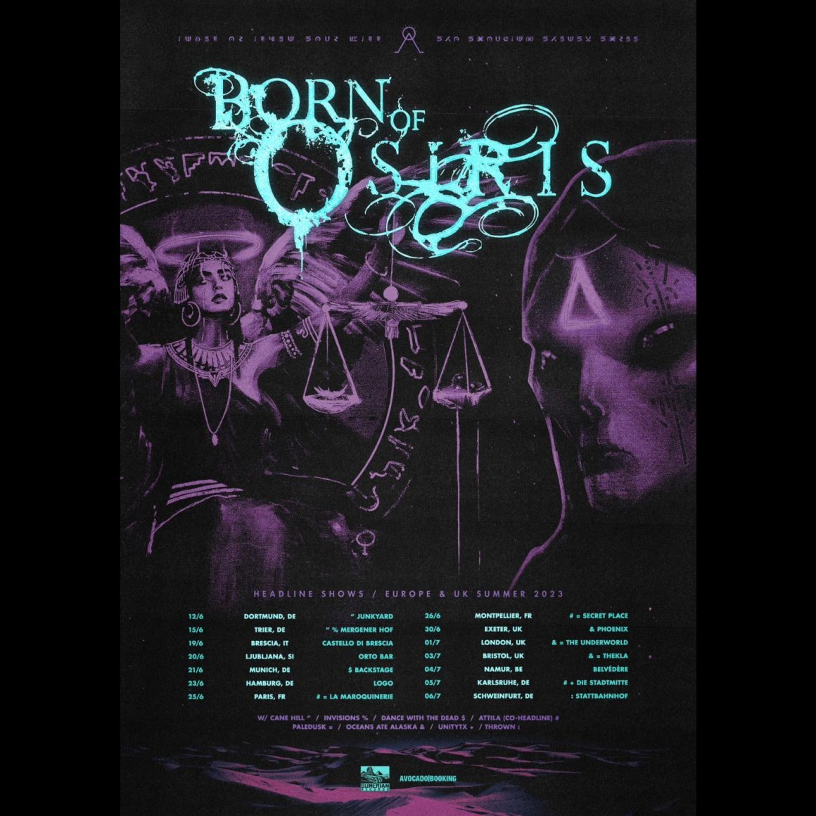BORN OF OSIRIS: Europatour im Sommer 2023 | News, Tourdaten & Festivals ...