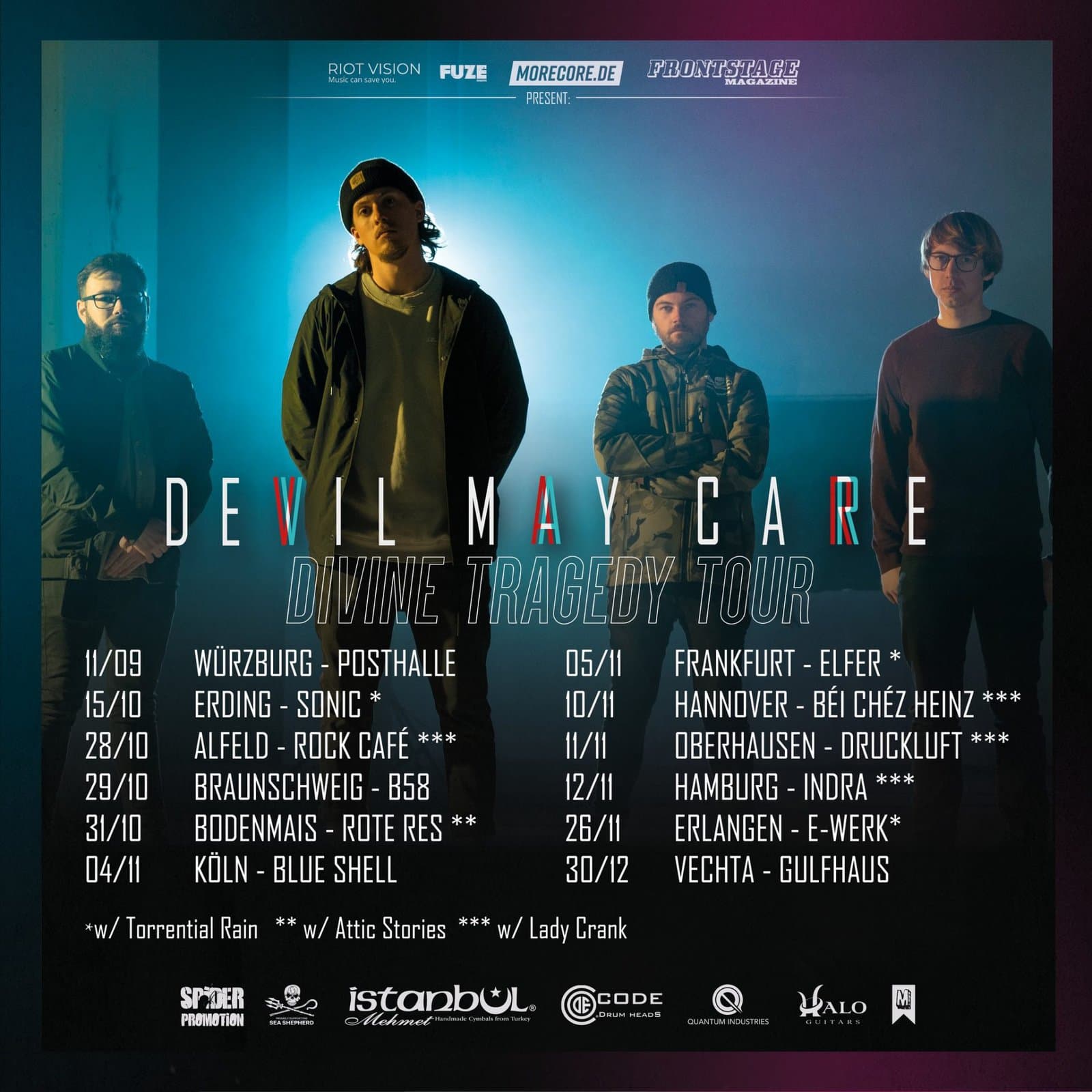 DEVIL MAY CARE: Tour zum Album "Divine Tragedy" im Herbst 2022 | News ...
