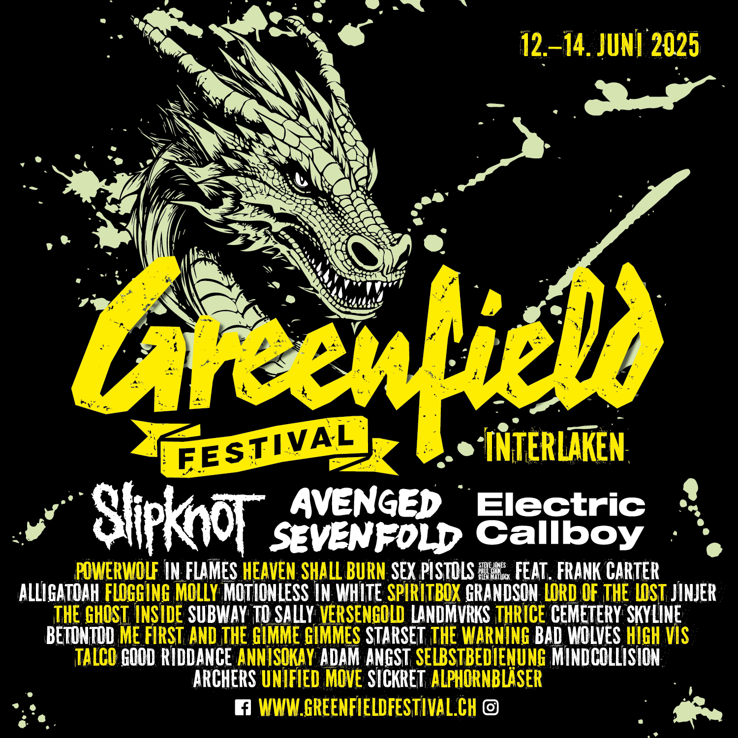 GREENFIELD FESTIVAL 2025: Termin, Tickets und Bands - Line-up komplett ...