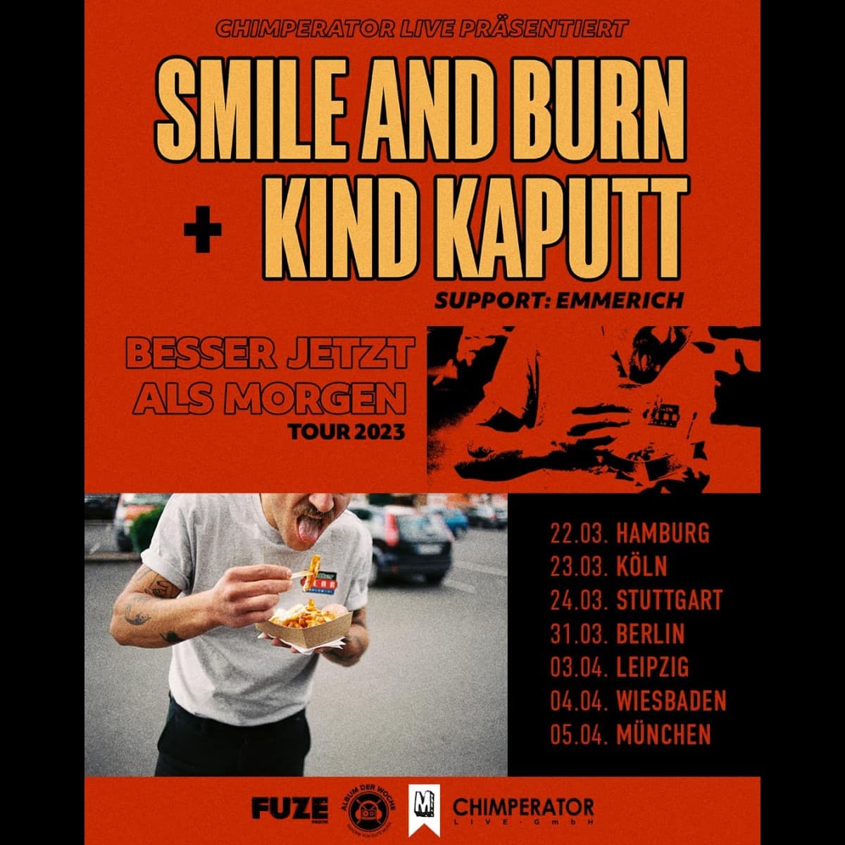 KIND KAPUTT & SMILE AND BURN: gemeinsame Tour im Frühjahr 2023 | News ...