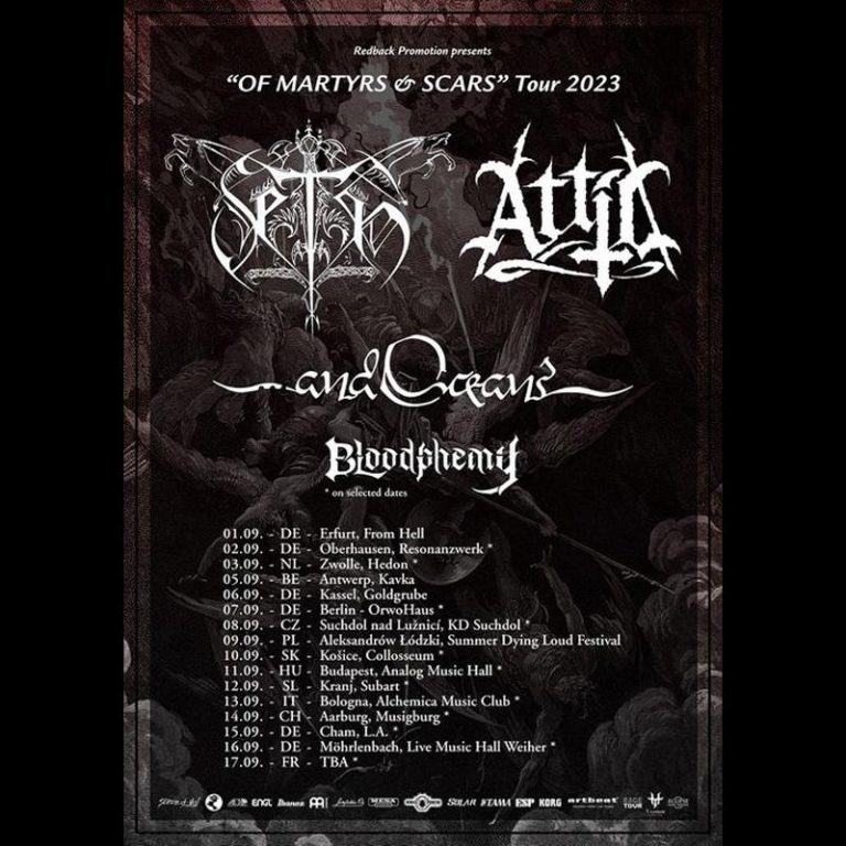 ATTIC: im September 2023 gemeinsam mit SETH und ...AND OCEANS auf Tour ...