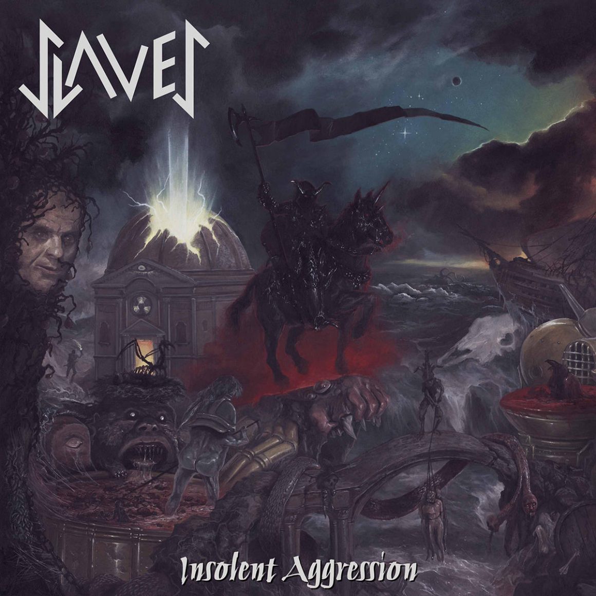 SLAVES: Re-Release vom Blackened Thrash Metal Album "Insolent ...