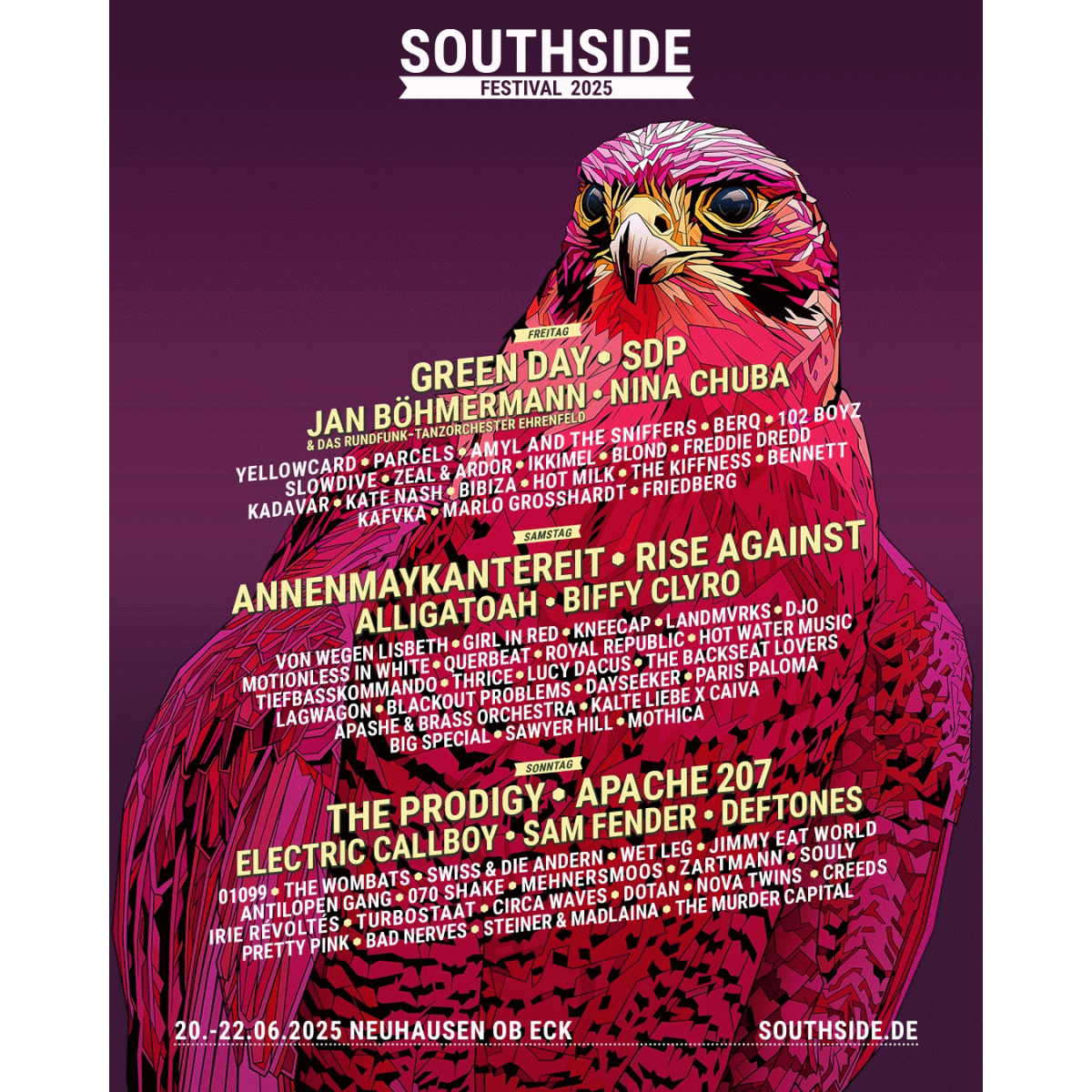 SOUTHSIDE & HURRICANE FESTIVAL 2025: Termin, Tickets und Bands - mit ...