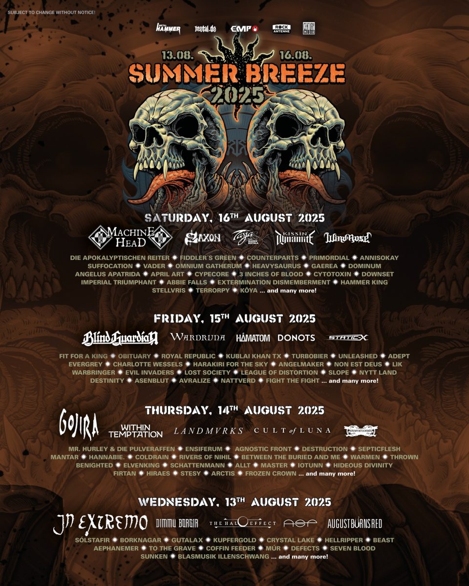 SUMMER BREEZE OPEN AIR 2025: Termin, Tickets, Tageseinteilung und Bands ...