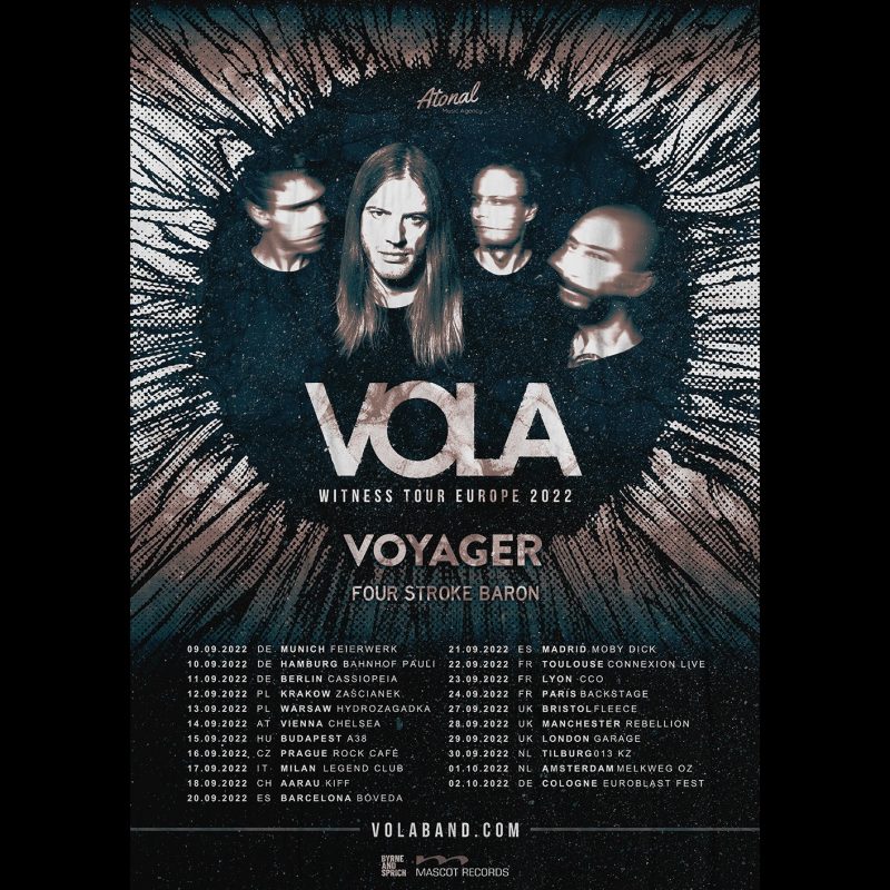 VOLA: Tour zum Album "Witness" im September 2022 | News, Tourdaten ...