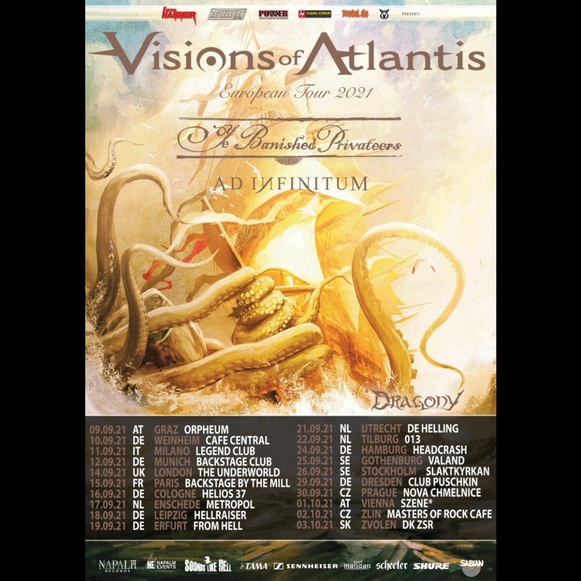 VISIONS OF ATLANTIS: weiterer Song des neuen Live-Albums "Pirates Over ...